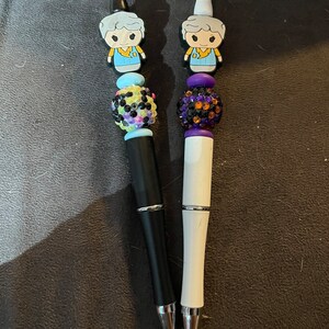 Golden Girls Beaded Character Pens; Character Pens; Girlfriend Gift ...
