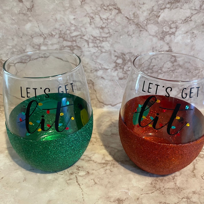Peek a Boo Wine Glasses - Etsy