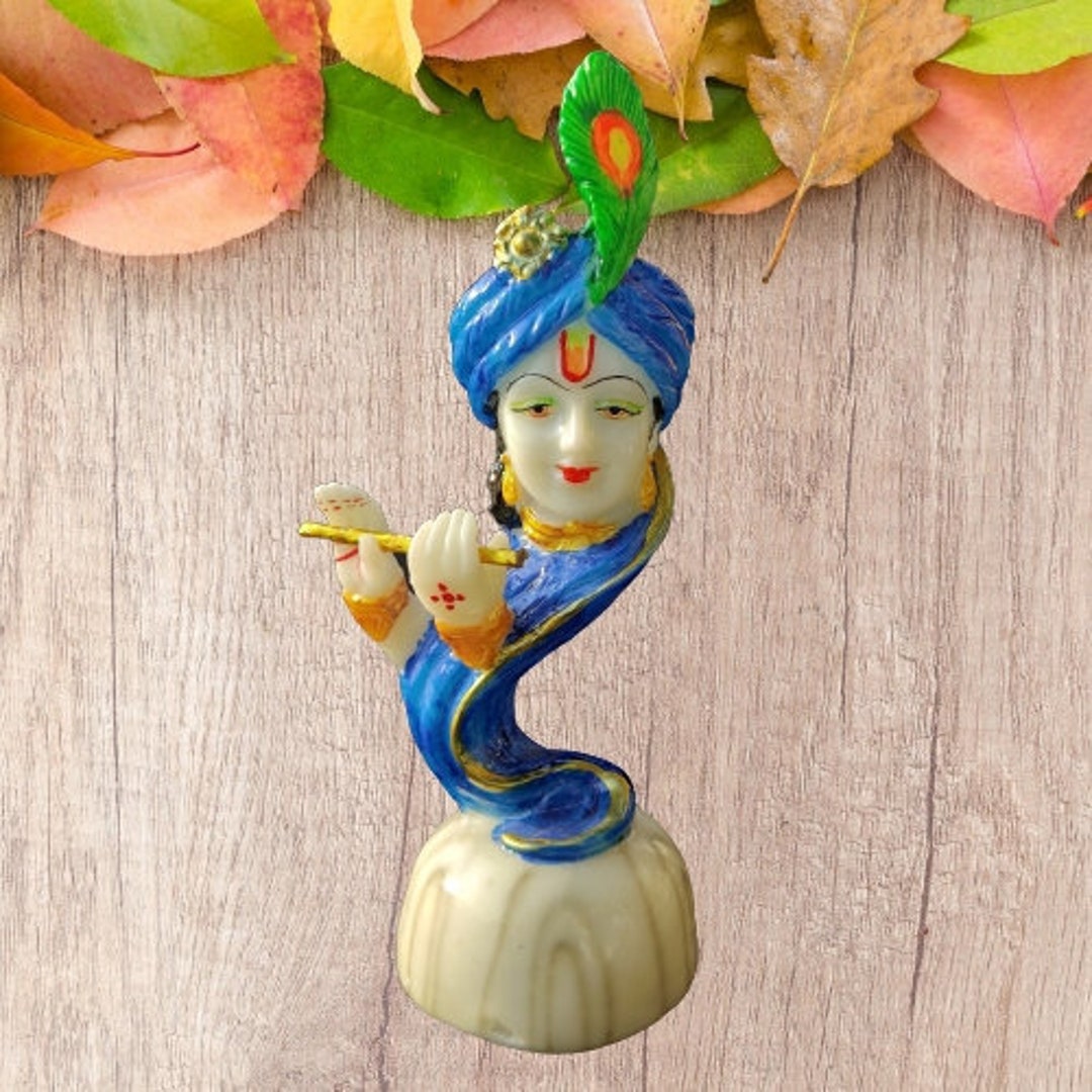 Statue du Seigneur Krishna, Statue de Krishna, 17 cm. Krishna Murti ...