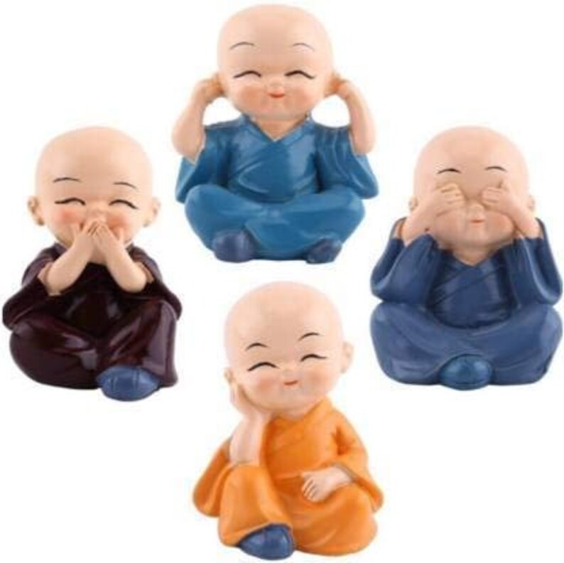 Beautiful Decorative Baby Monk Laughing Buddha Statue for Home - Etsy