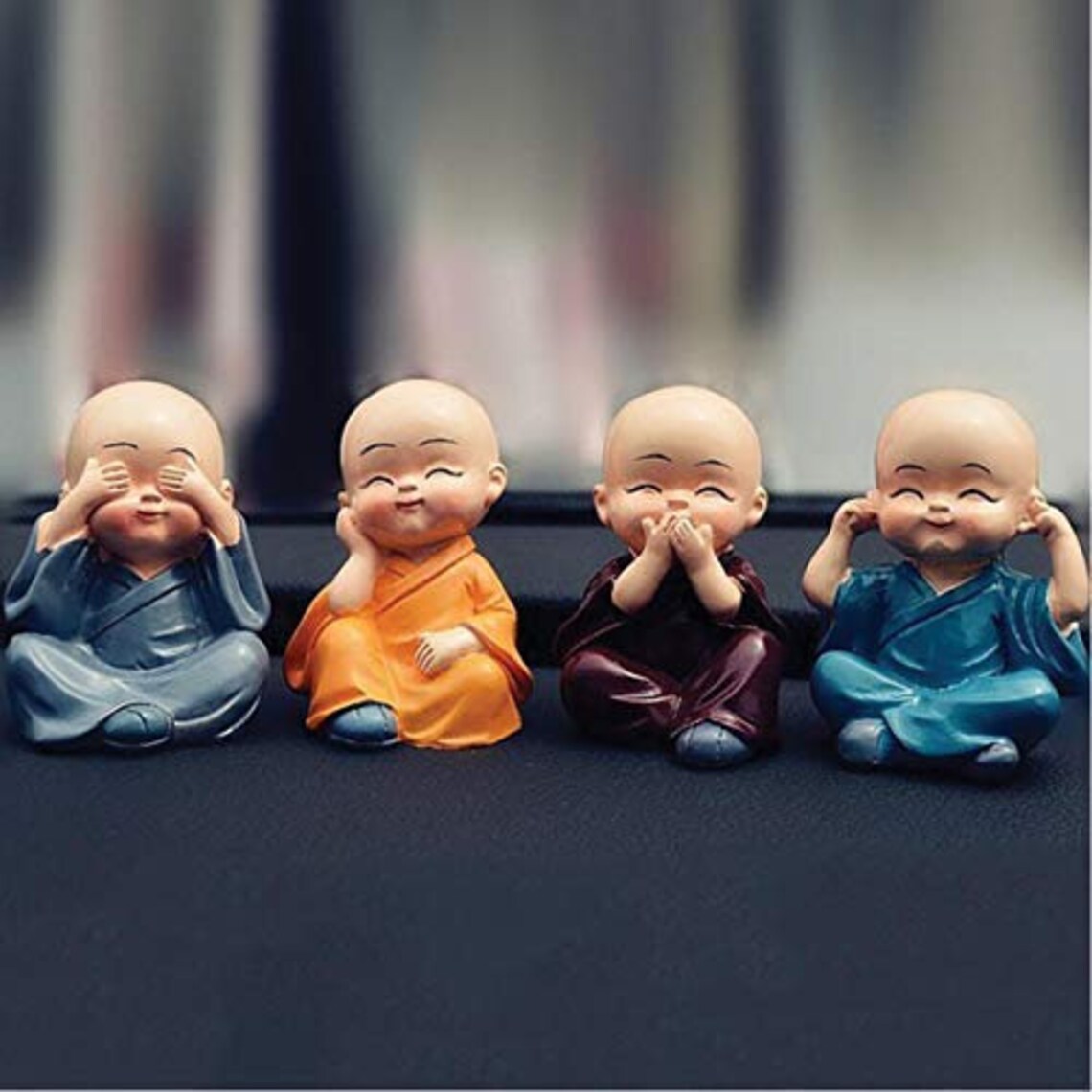 Beautiful Decorative Baby Monk Laughing Buddha Statue for Home - Etsy