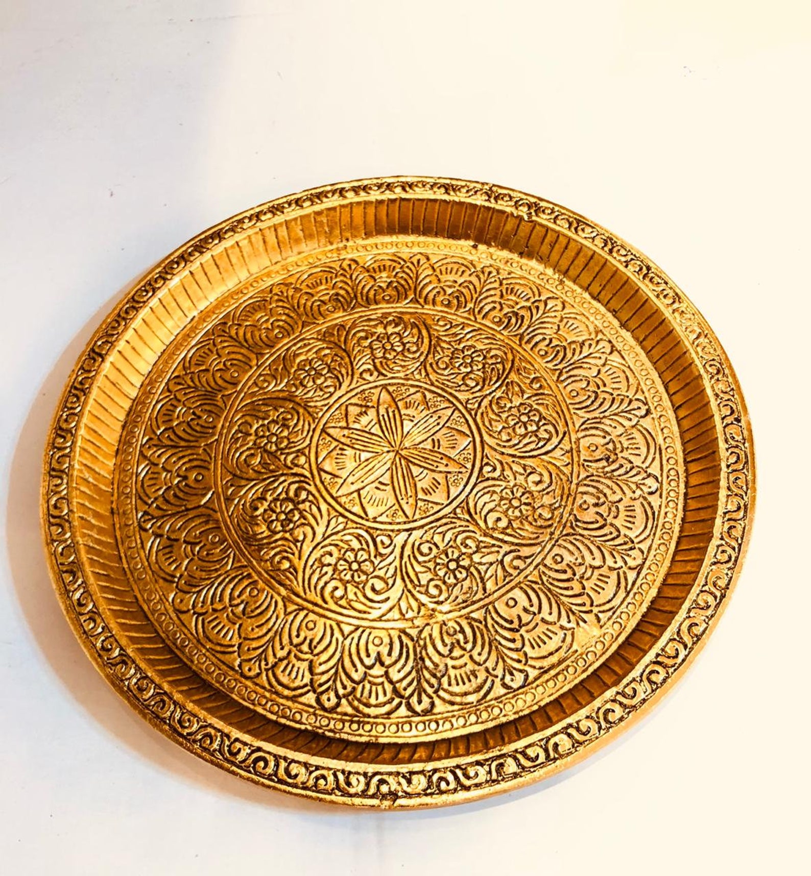 Beautiful Decorative Diwali Pooja Thali. - Etsy