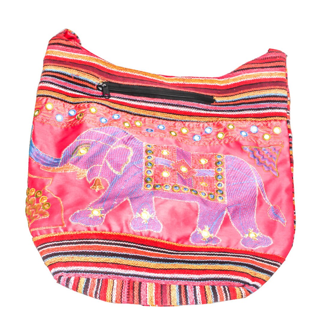 Indian Shoulder Bag Vintage Hand Zari Embroidered Women Bag Traveling ...