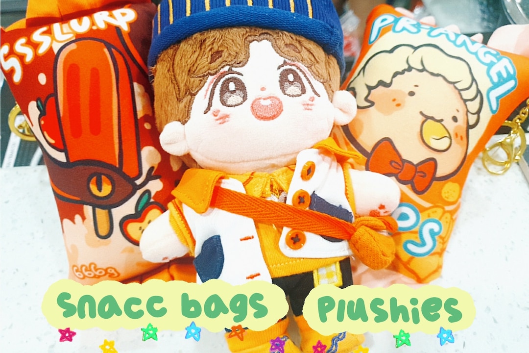 GO Squishy Plush Charms - Snack Bags Edition - Etsy