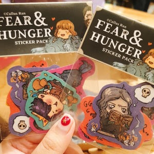 Fear and Hunger Sticker Pack - Etsy