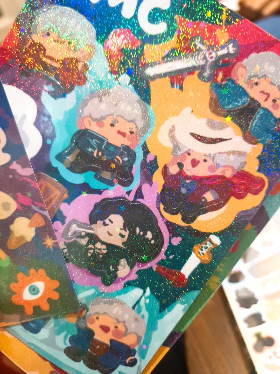 Devil May Cry Sparda Family Holographic Deco Sticker Sheet - Etsy