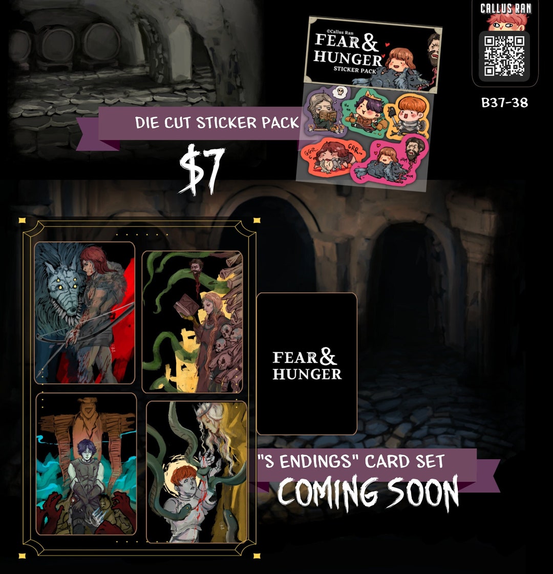 Fear and Hunger Sticker Pack - Etsy