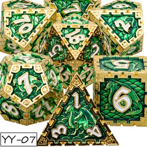 D20 Dnd Blood Dripping Dragon D6 Metal Polyhedral RPG Handmade - Etsy