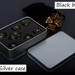 Dnd Dragon D20 Metal Polyhedral RPG Drip Blood D6 Hollow Dragon D and D ...