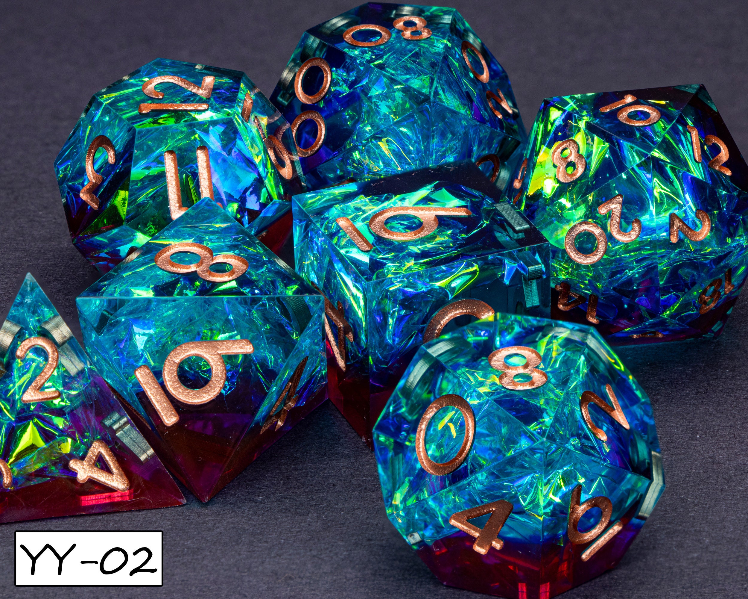 Dnd Purple D20 Dragon Scale RPG D6 Metal Polyhedral Handmade D - Etsy ...