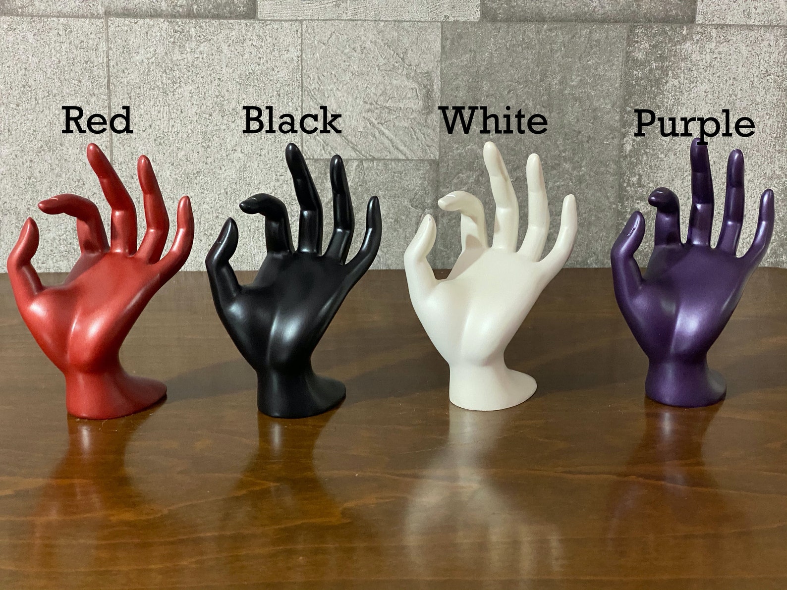 Resin Rings Hand Display Jewelry Ring Display Resin Handmade - Etsy