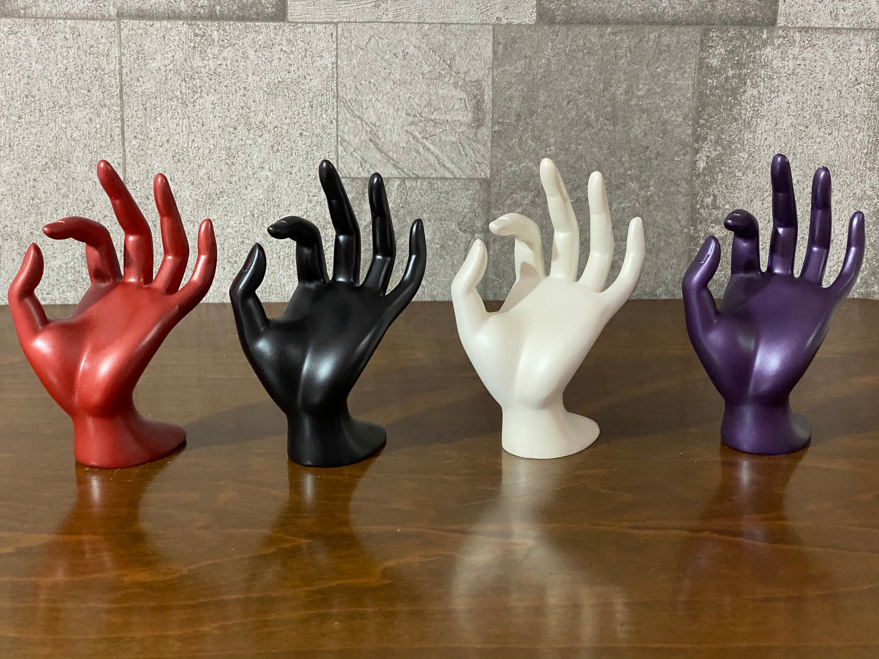 Resin Rings Hand Display Jewelry Ring Display Resin Handmade - Etsy