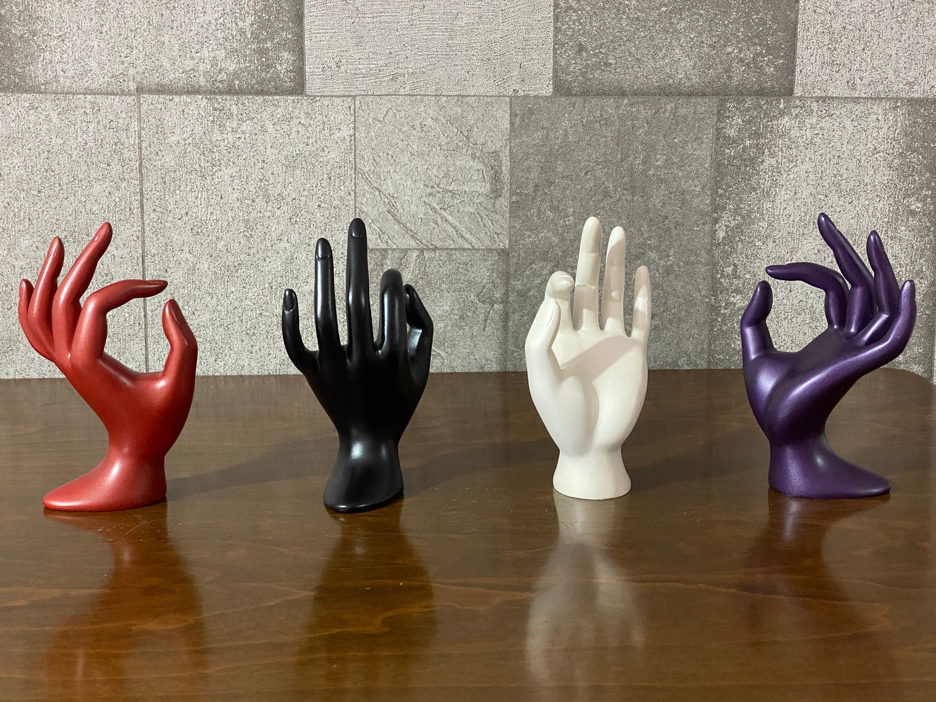 Resin Rings Hand Display Jewelry Ring Display Resin Handmade - Etsy