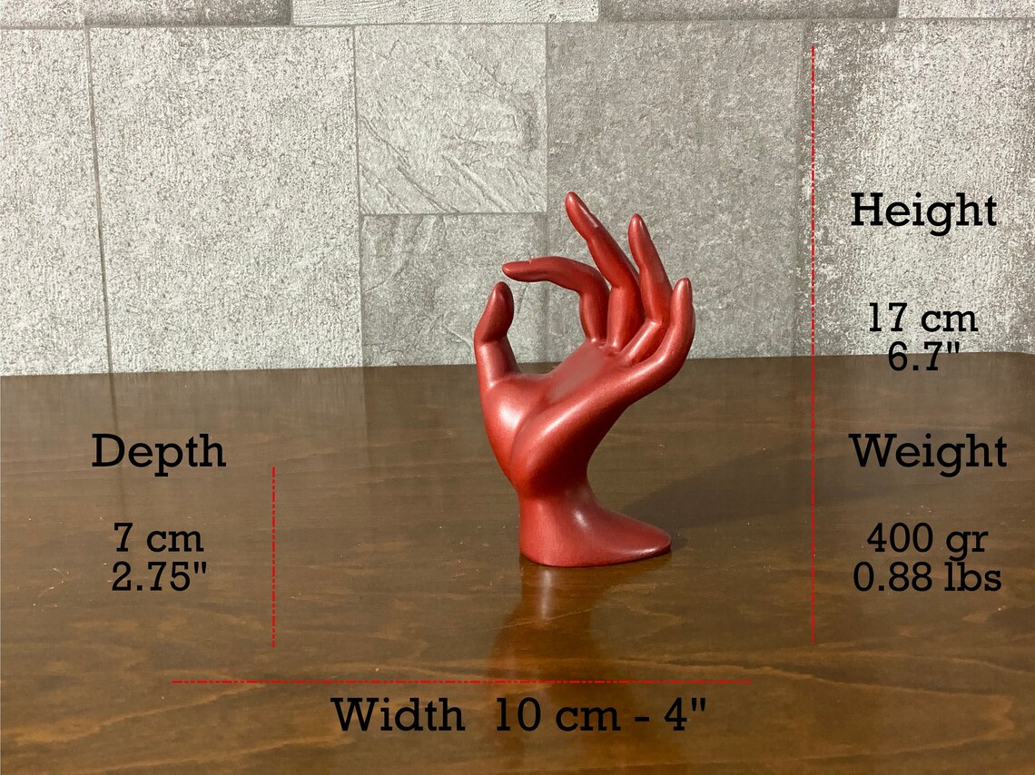 Resin Rings Hand Display Jewelry Ring Display Resin Handmade - Etsy