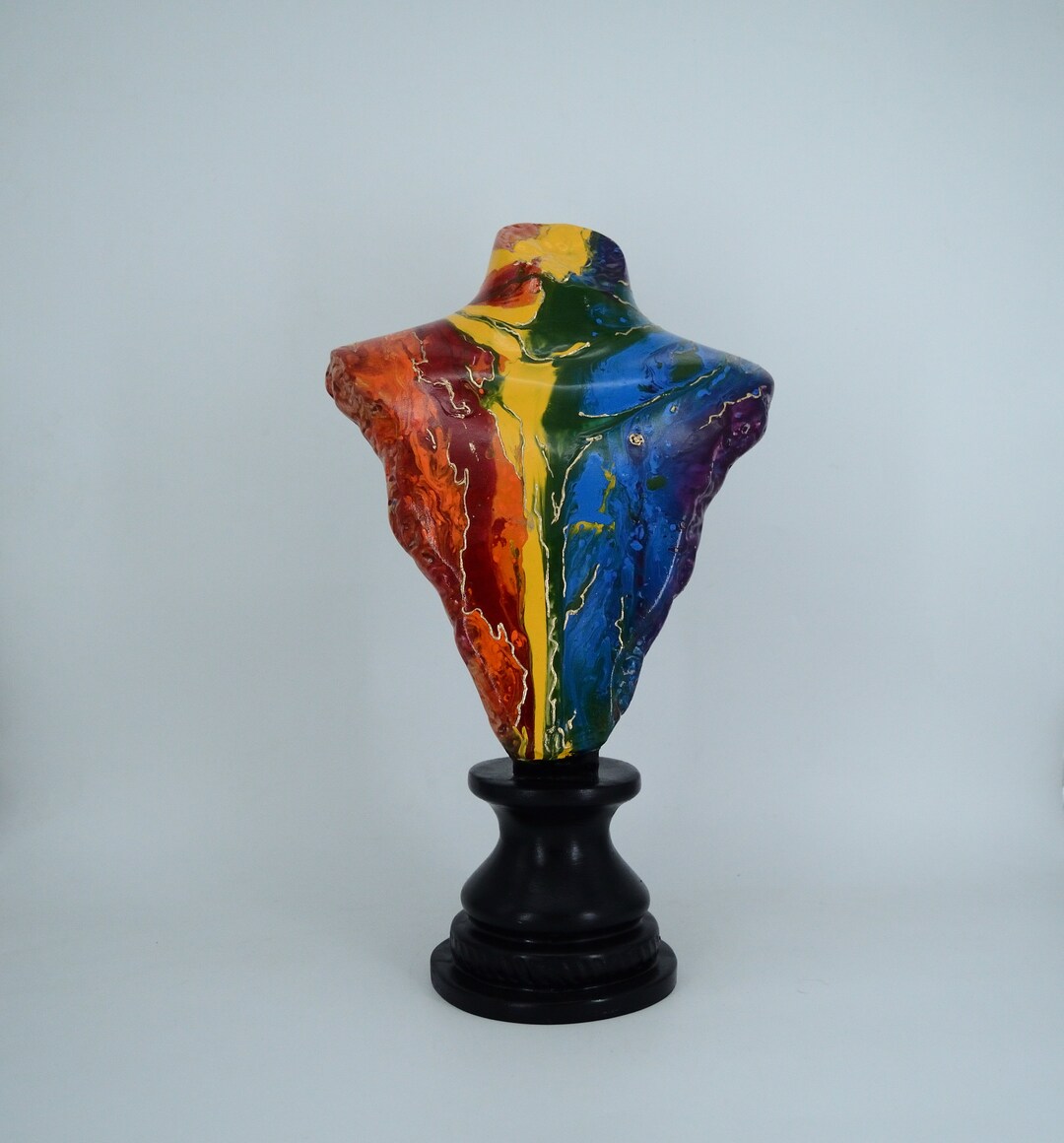 Colorful Paiting Sculpture Home Decor Art ,home Office Statue ...