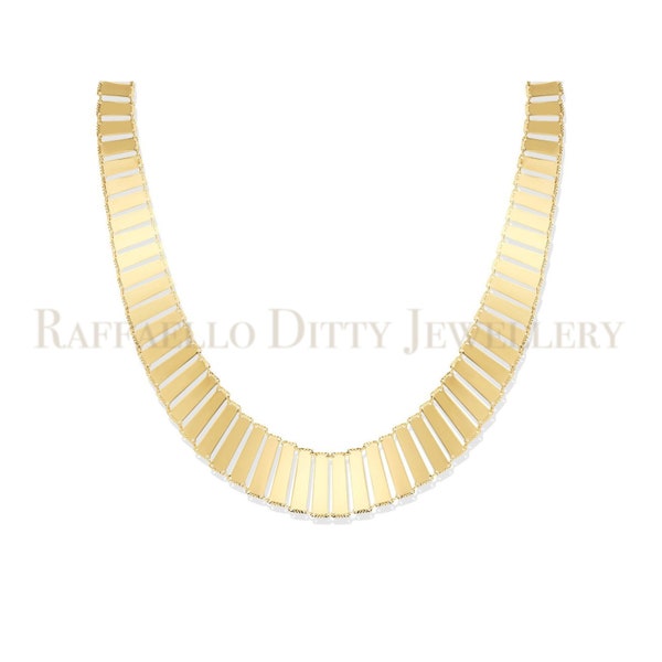 Gold Bib Necklace - Etsy