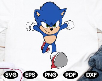 Sonic svg | Etsy