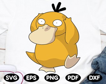 Psyduck dxf svg | Etsy