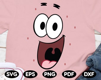 Patrick star svg | Etsy