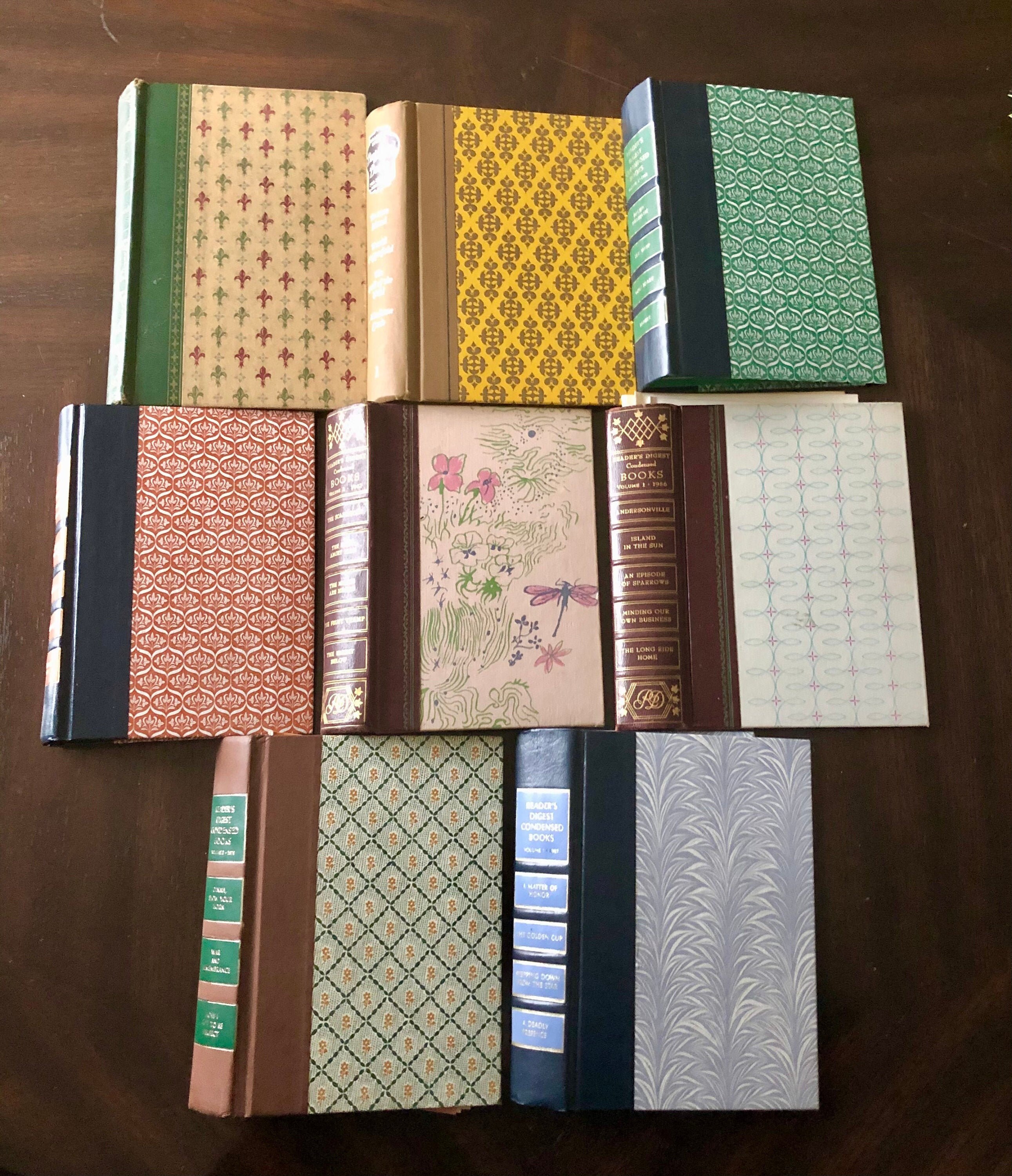 Vintage Book Cover Junk journal Kit 20 book pages | Etsy