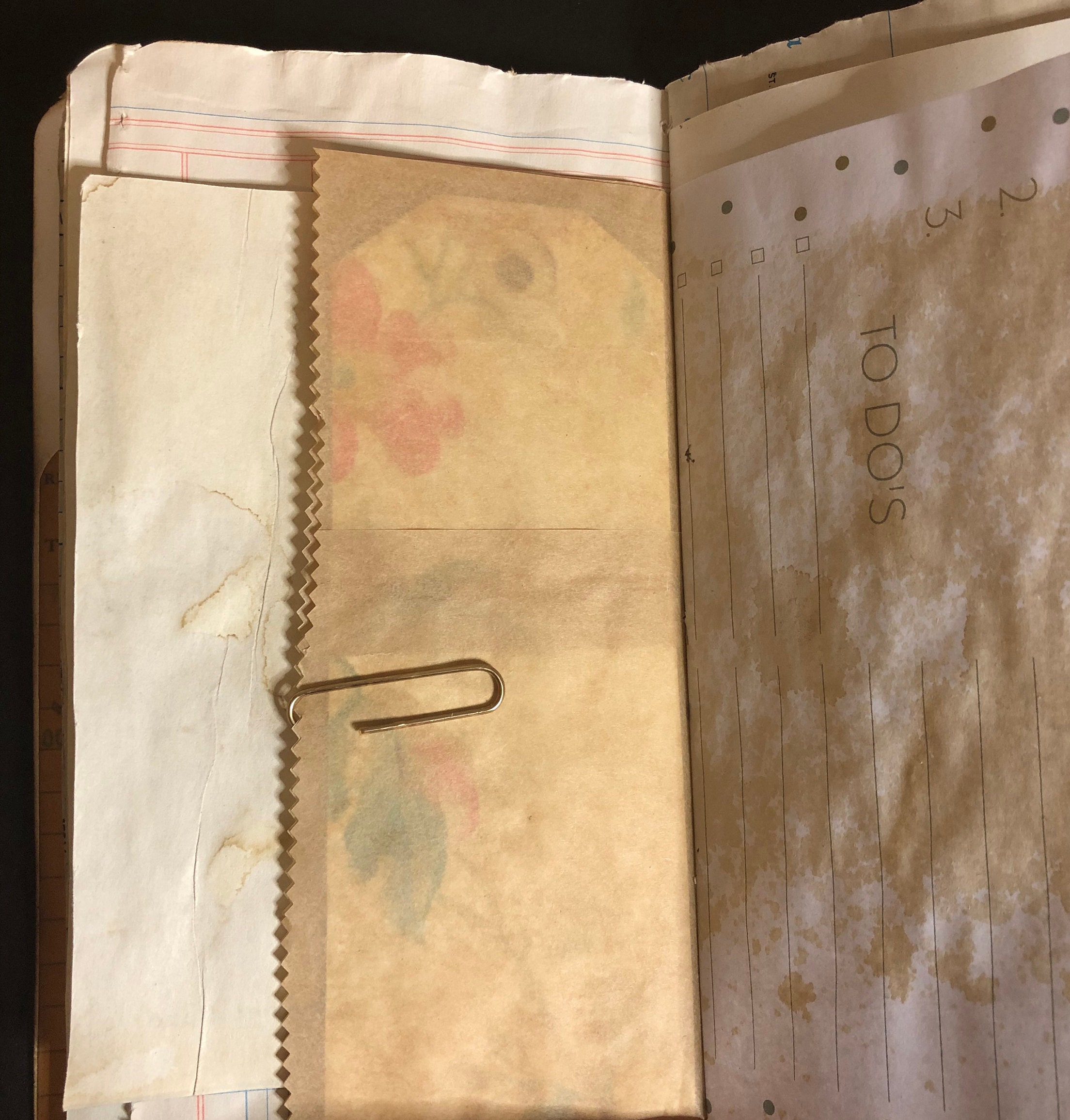 Junk journal travelers notebook inserts and up-cycled cover | Etsy