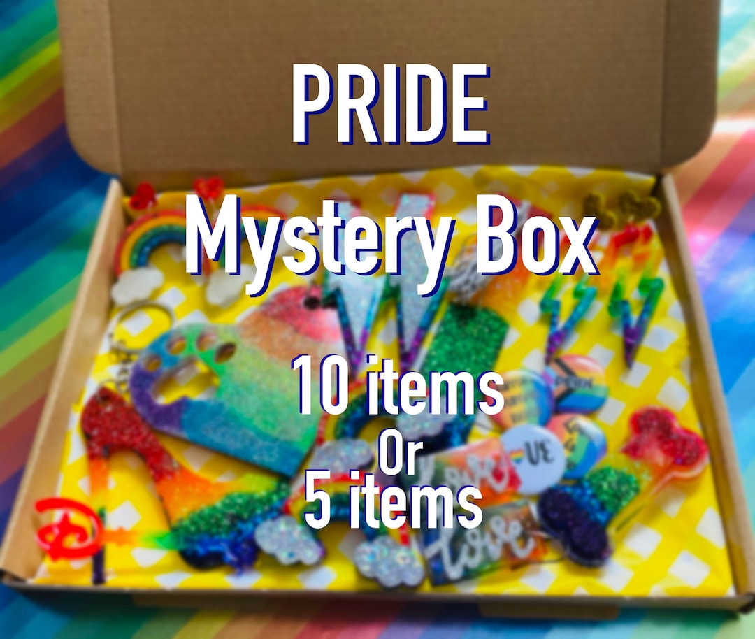 PRIDE Charity Mystery Box 10 Items or 5 Items - Etsy
