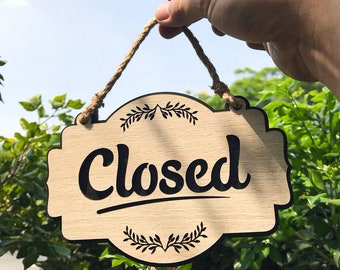 Acrylic Open Closed Sign - Etsy
