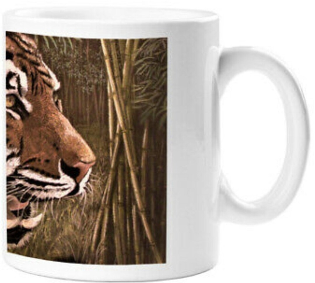 Tiger Mug, Mugs, Wildlife, Barbara Keel, FREE SHIPPING in USA, Football ...