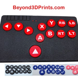 Flatbox Buttons With Easy Identification Symbols - Fits Kailh Low ...