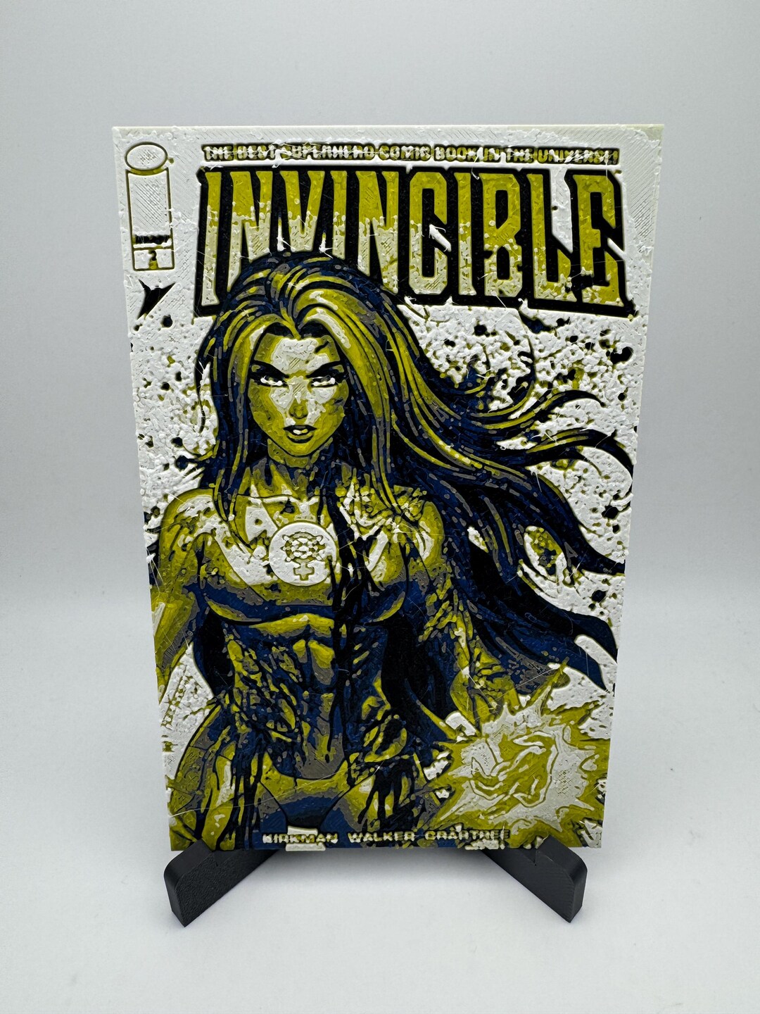 Atom Eve Invincible #2 Cover Themed Sketch 3D Art - Etsy