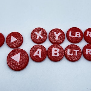 Flatbox Buttons With Easy Identification Symbols - Fits Kailh Low ...