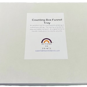 Counting Box Funnel Tray for Pharmacists and Technicians - Etsy