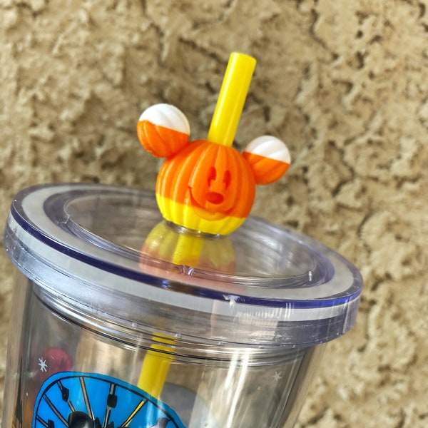 Mickey Mouse Straw Topper - Etsy