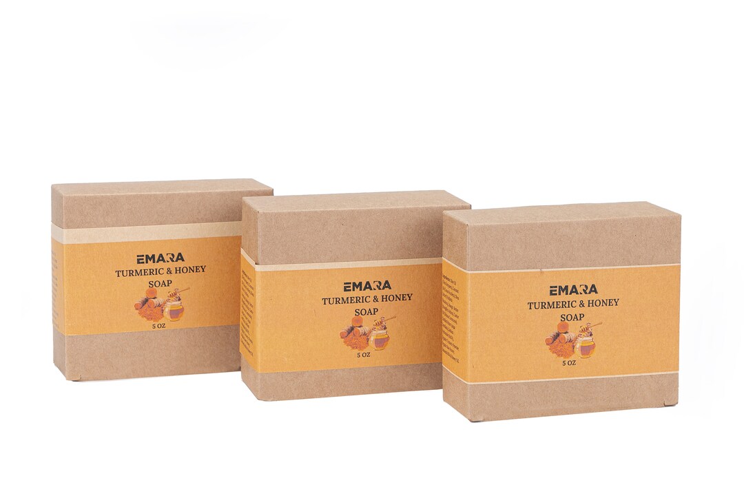 Honey & Tumeric Soap, Pack of 3! - Etsy