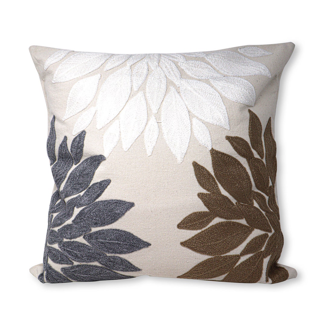 Handmade Embroidered Statement Luxurious Traditional Decorative Cushion ...