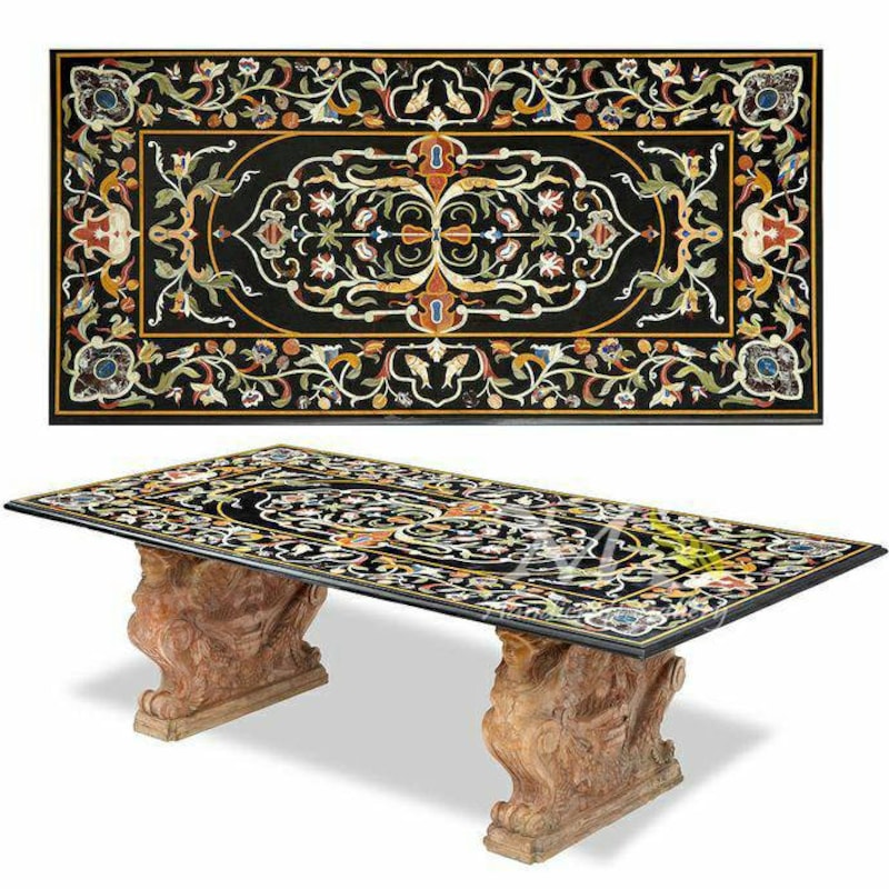 Italian Inlaid Table - Etsy