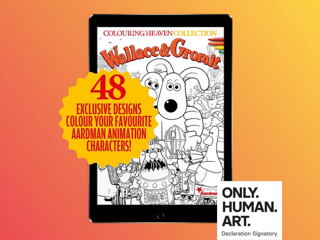 Colouring Heaven Collection Wallace & Gromit digital Download PDF ...