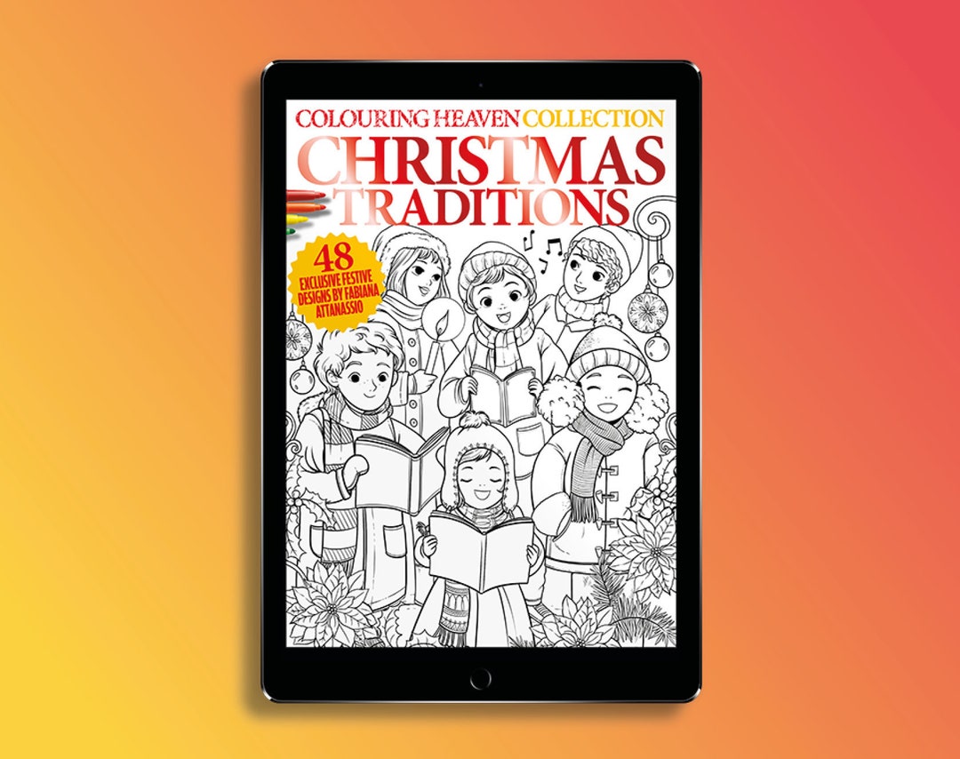 Colouring Heaven Collection Christmas Traditions digital Download PDF ...