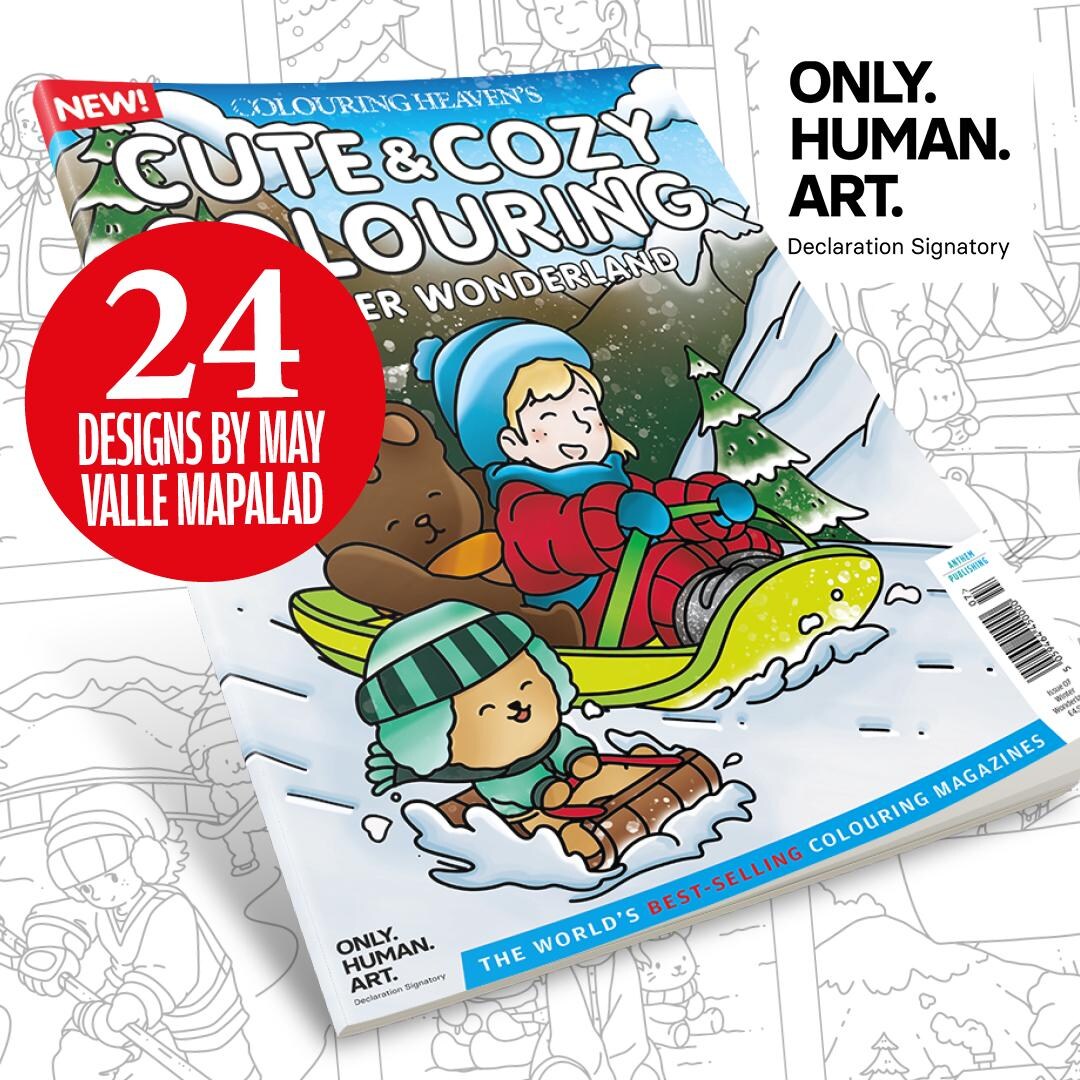 Colouring Heaven Cute & Cozy Colouring Winter Wonderland | Comfy Cosy ...
