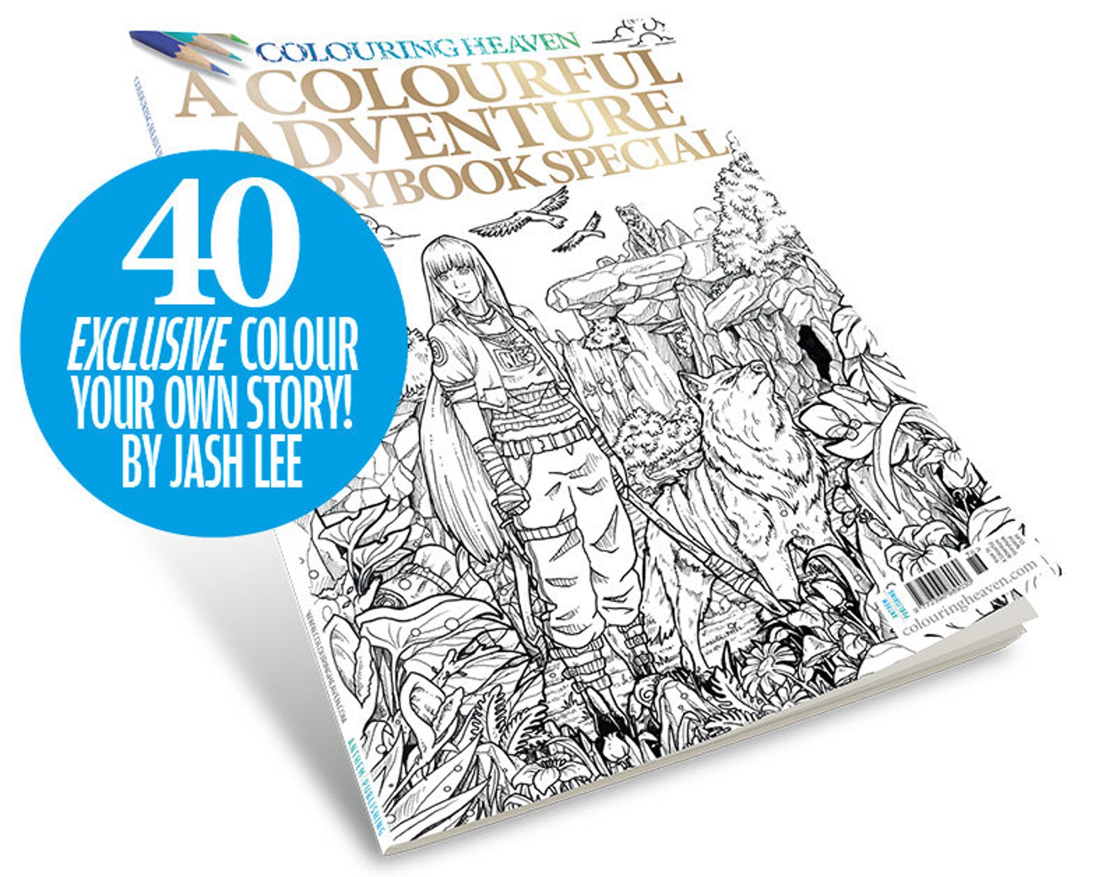 Colouring Heaven A Colourful Adventure Storybook Special - Etsy UK