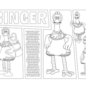 Colouring Heaven Collection Chicken Run: Dawn of the Nugget print ...