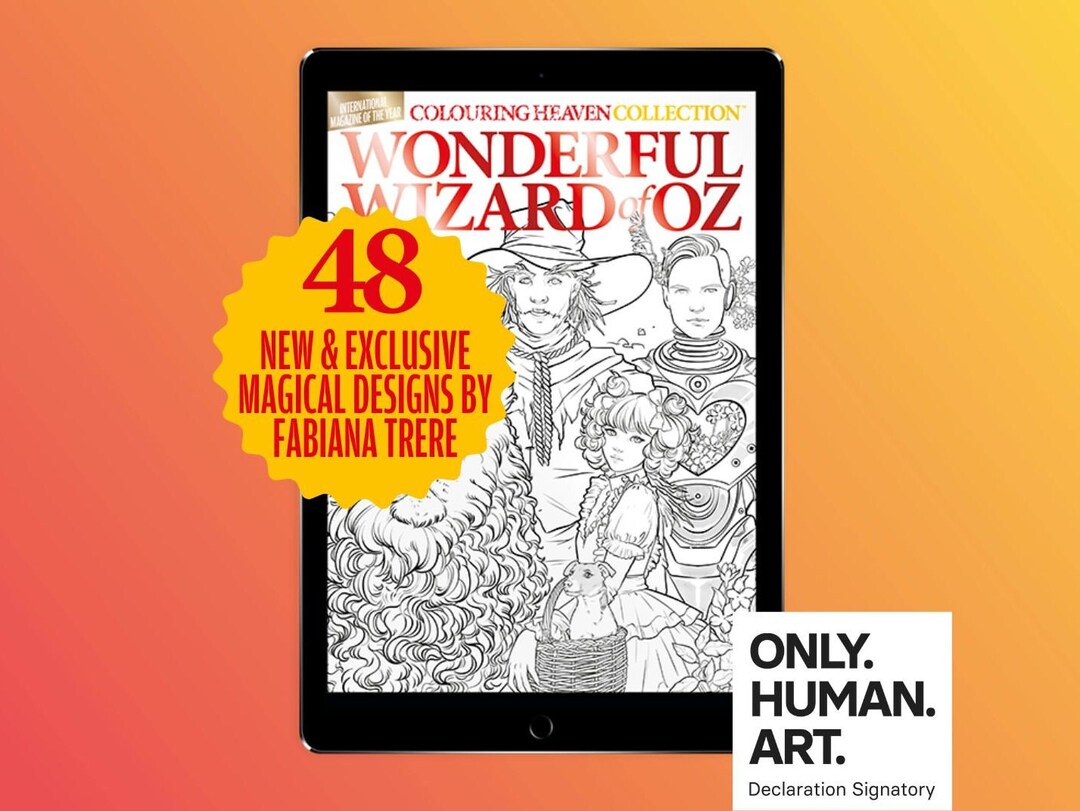 Colouring Heaven Collection Wonderful Wizard of Oz (digital Download ...