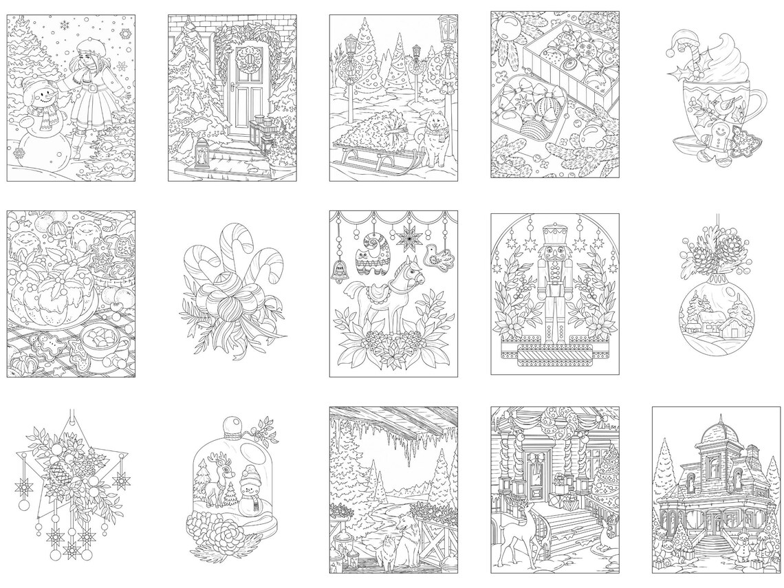 Colouring Heaven Collection Christmas Wonderland (print Magazine ...