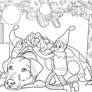 Colouring Heaven Collection Elves Behavin' Badly | Etsy UK