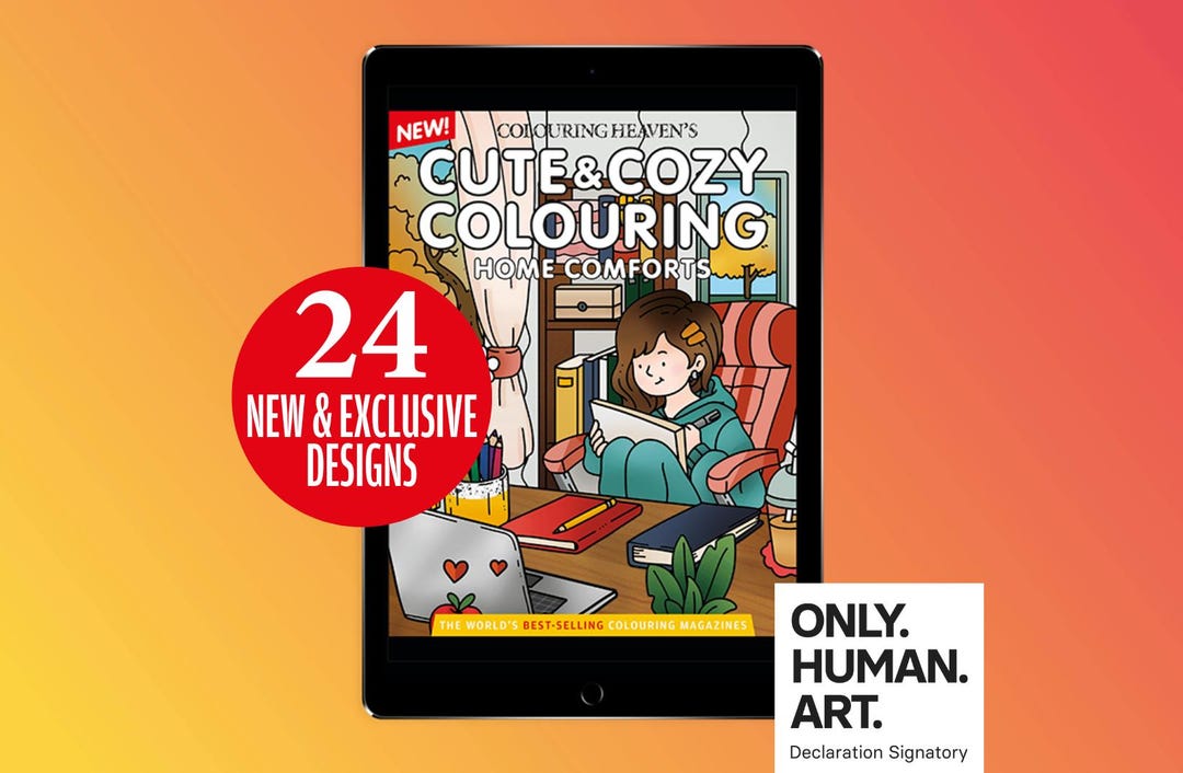 Colouring Heaven Cute & Cozy Colouring Home Comforts (digital Download ...