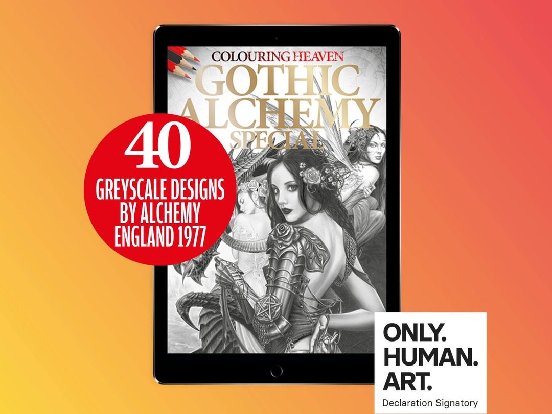 Colouring Heaven Gothic Alchemy Special (digital Download PDF) | Gothic ...