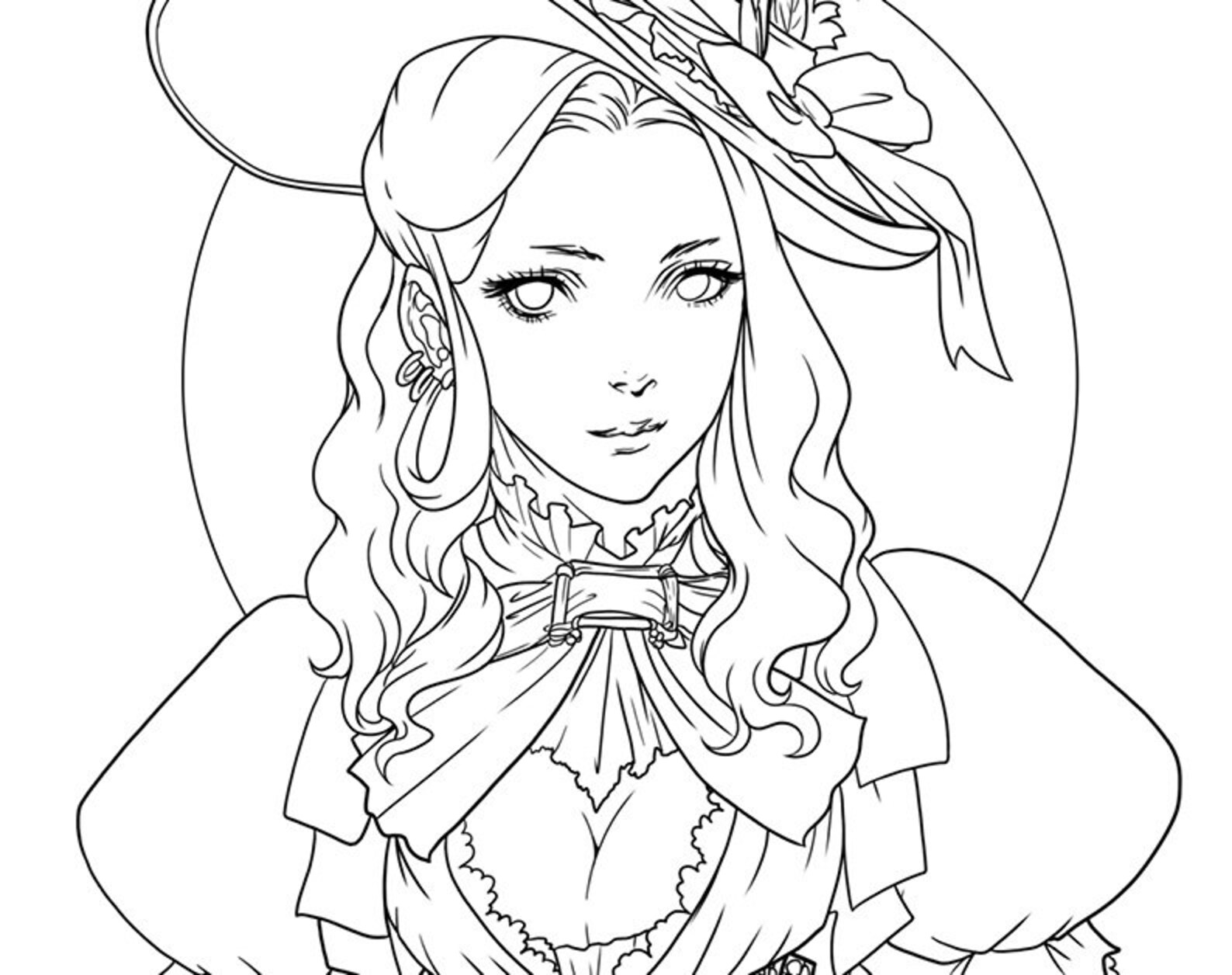 Colouring Heaven Collection Vintage Costume (digital Download PDF ...