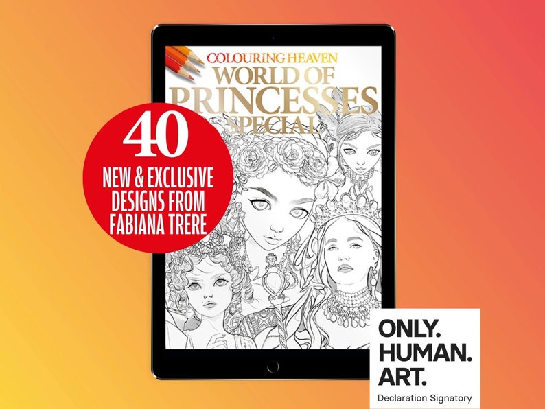 Colouring Heaven World of Princesses Special (digital Download PDF ...