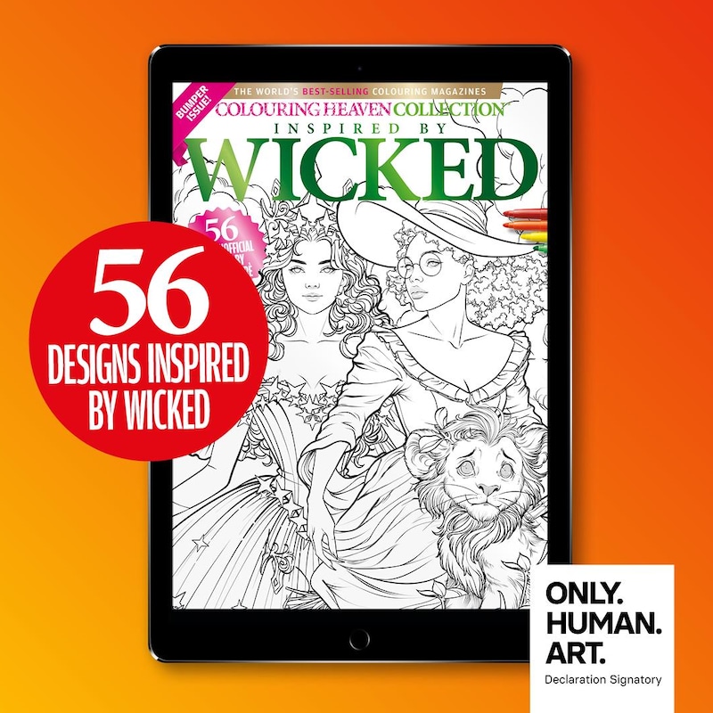 Wicked for Good Colouring - Etsy