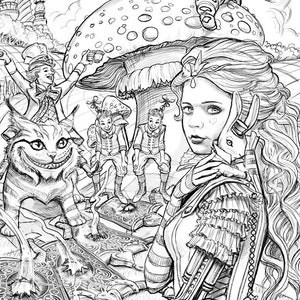 Colouring Heaven Steampunk Special print Magazine Sci-fi Colouring ...